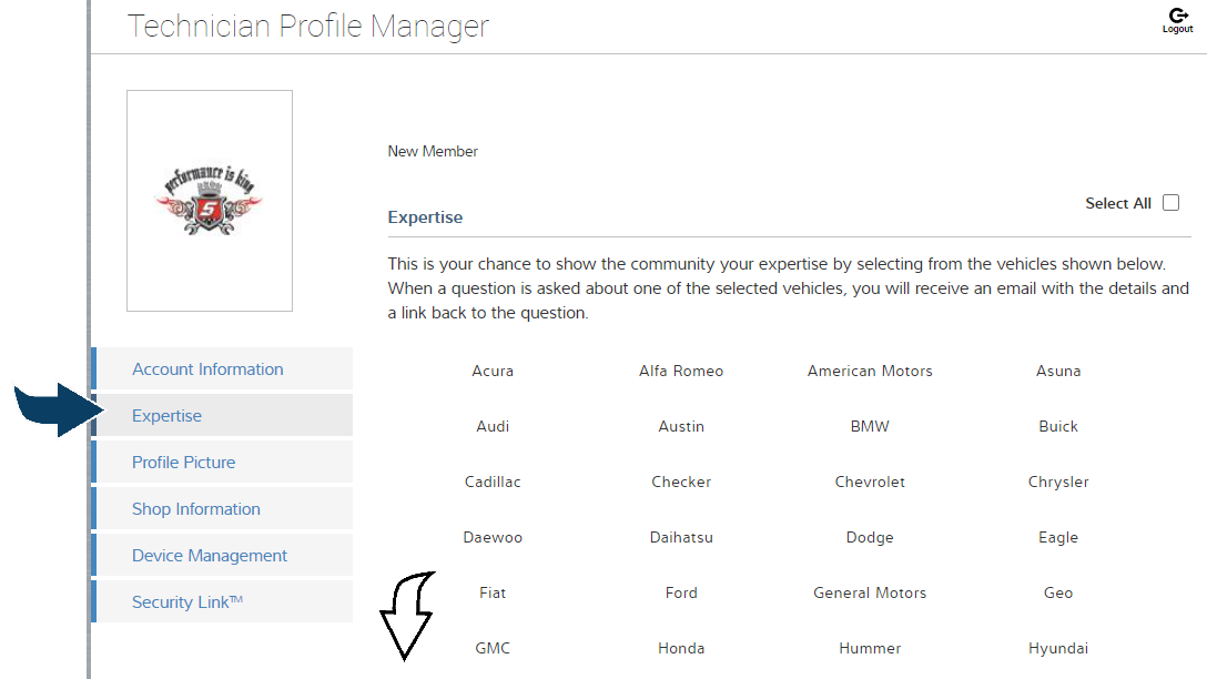Personalize Your Profile